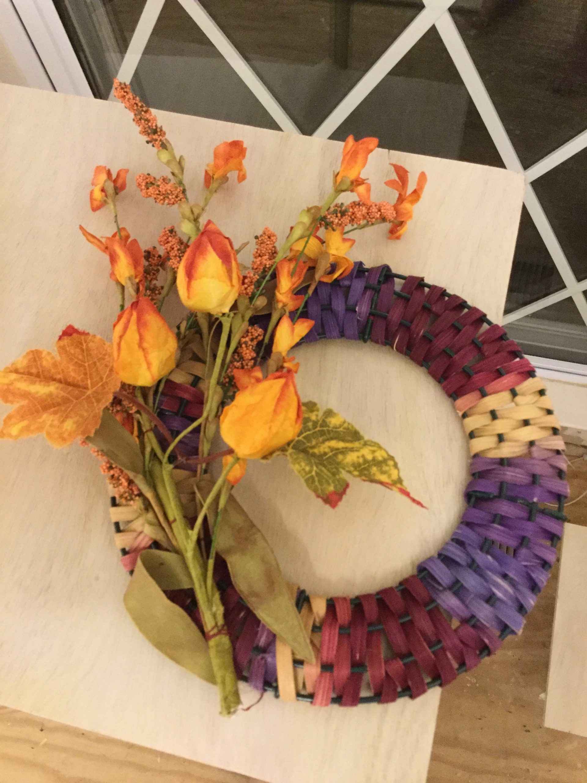 Autumn Harvest 8-Inch Reed Wreath - Offerings of Wonder by Lorelea